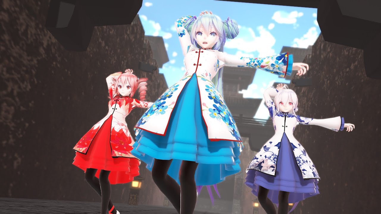 [MMD]Liar Dance[Haku/Teto/Miku] - Anime Project