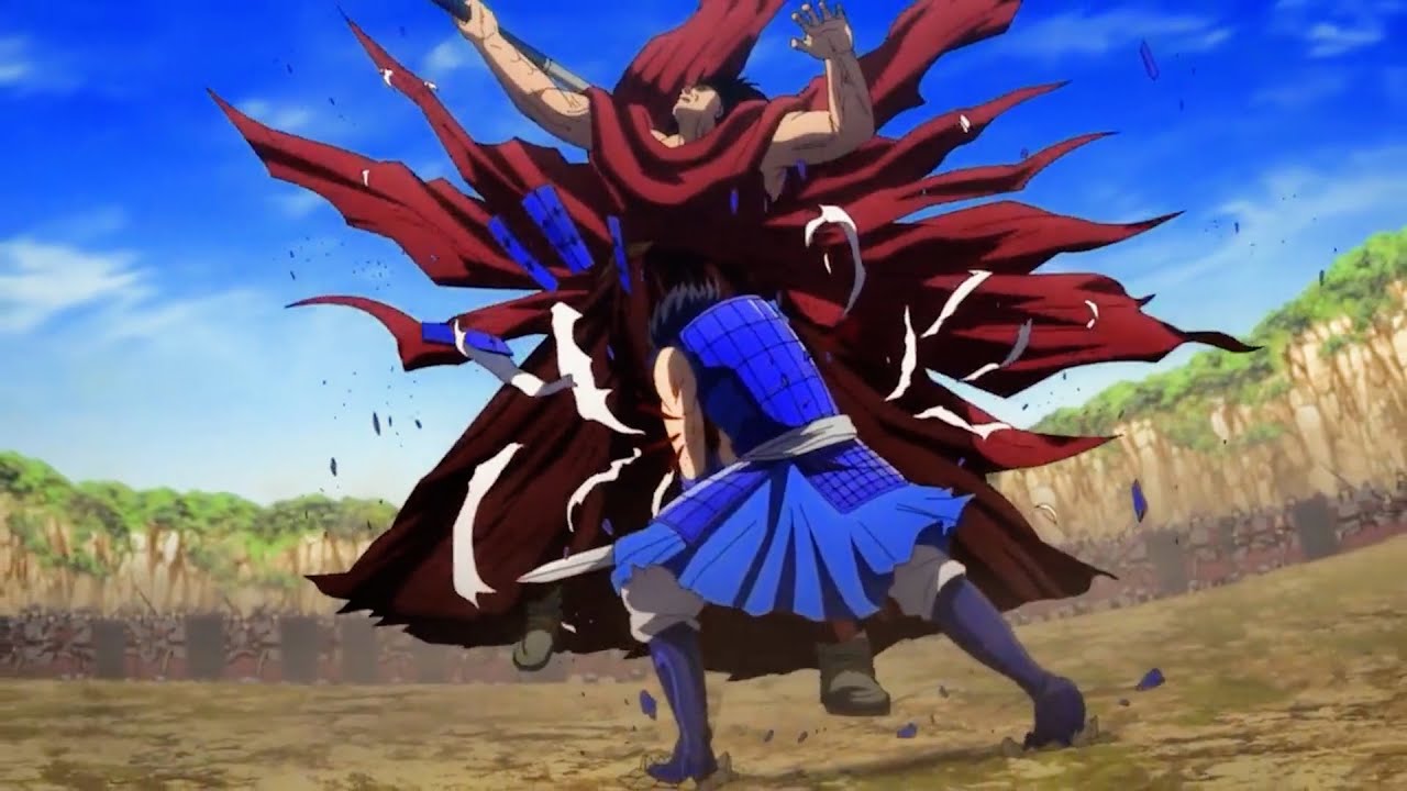 Kingdom Season 3 Shin vs. Houken, the battle that led Shin to carve his ...